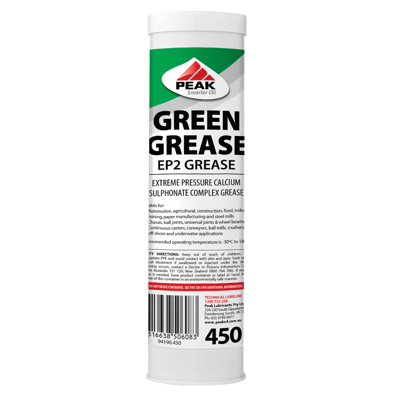 PEAK GREEN GREASE – Peak Lubricants