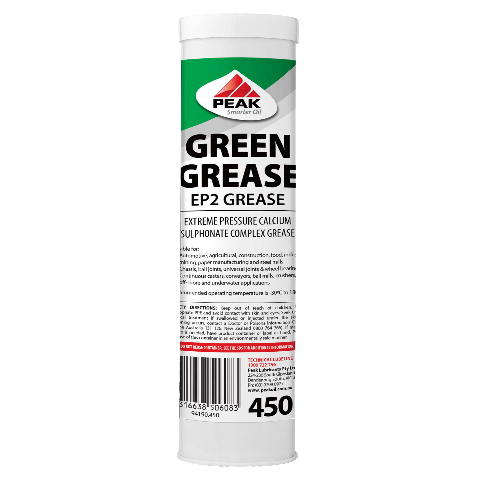 PEAK GREEN GREASE – Peak Lubricants