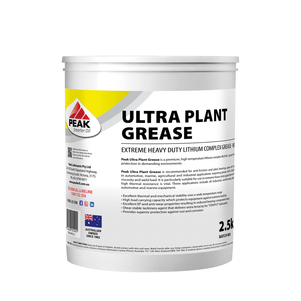 PEAK ULTRA PLANT GREASE – Peak Lubricants