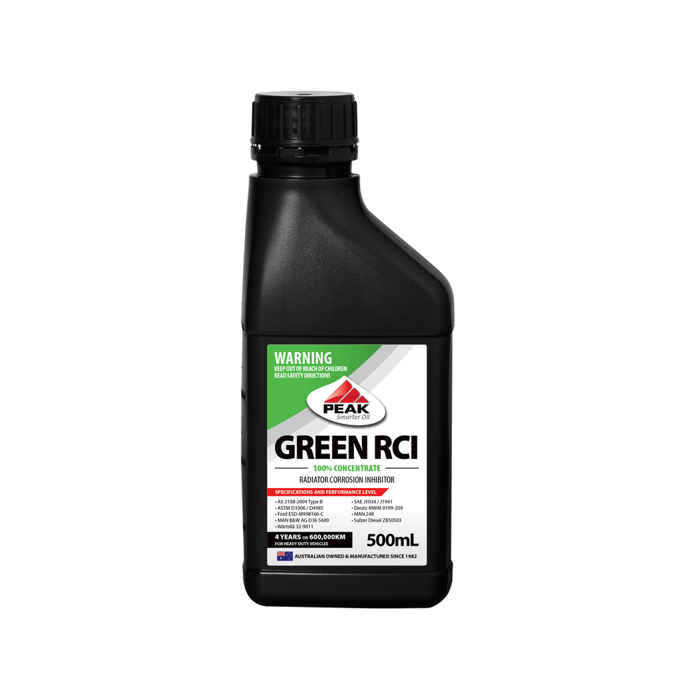PEAK GREEN RADIATOR CORROSION INHIBITOR CONCENTRATE – Peak Lubricants