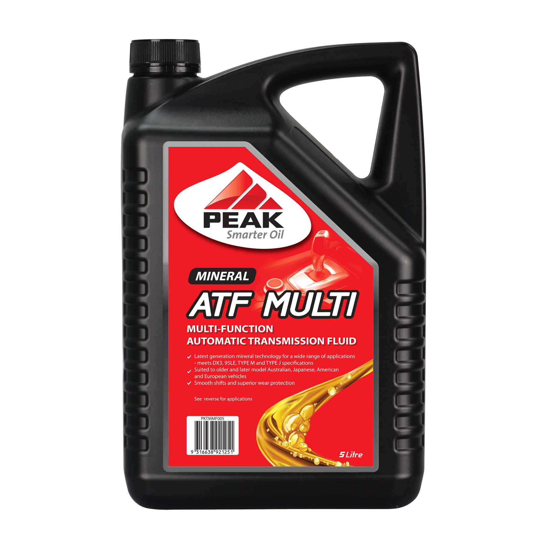 PEAK ATF MULTI FUNCTION – Peak Lubricants